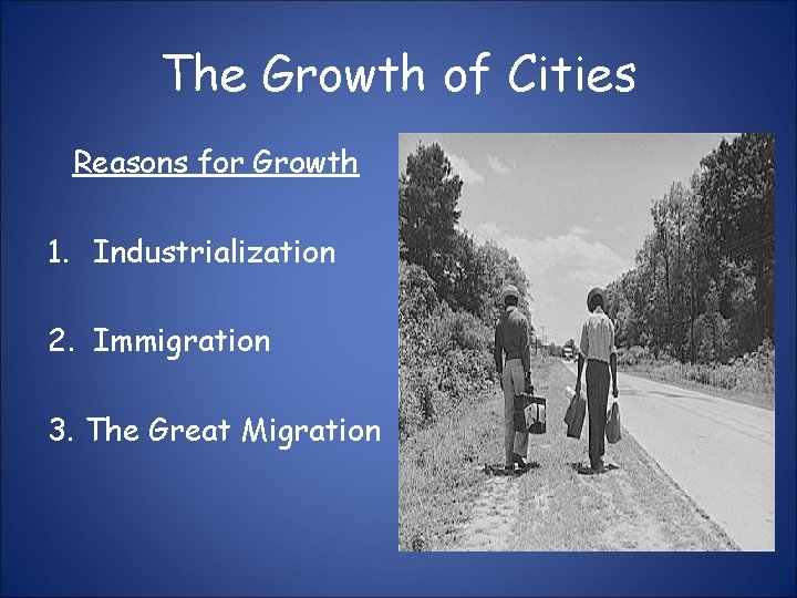 The Growth of Cities Before 1860 Between 1880