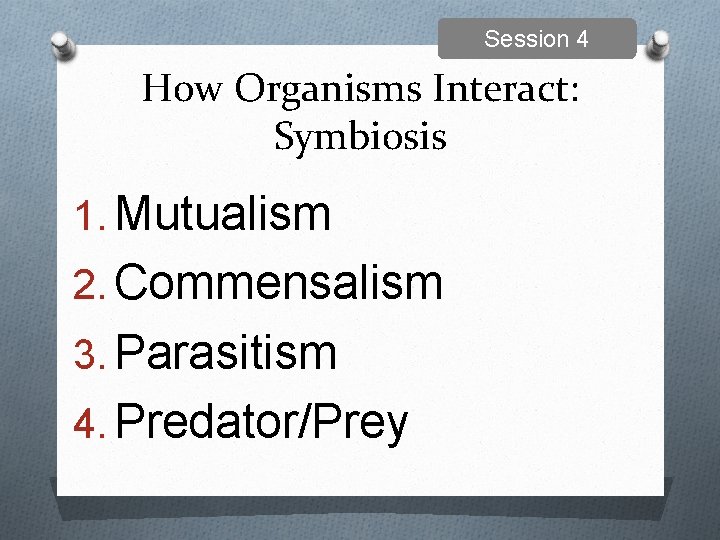 Biology EOC Review Session 4 Ecology Created by