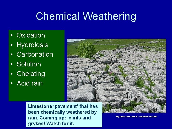 Gradation Biotic and Chemical Weathering Geography 12 Ms