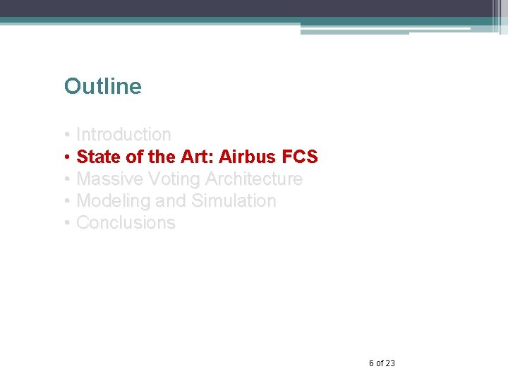 Distributed And Reconfigurable Architecture For Flight Control System
