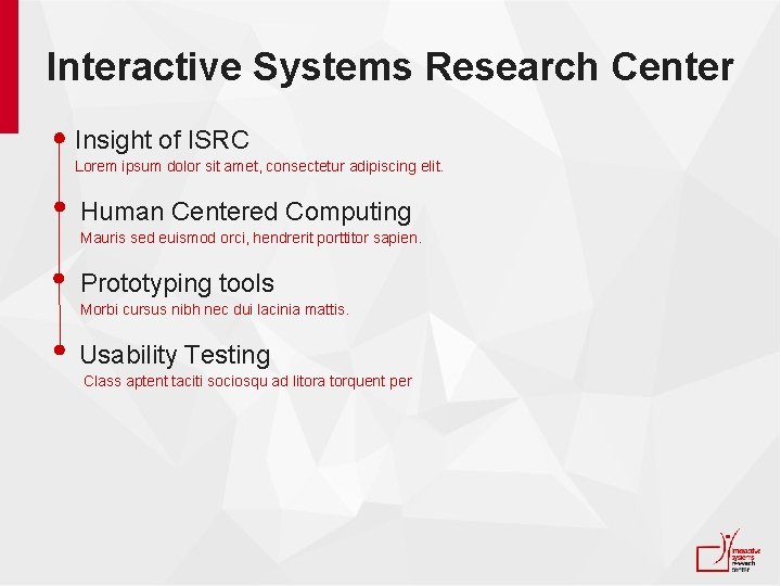 Interactive Human Center Computing isrc umbc edu Interactive