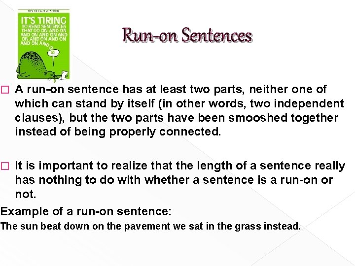 Sentence Structure Topics We Will Be Covering Subjects