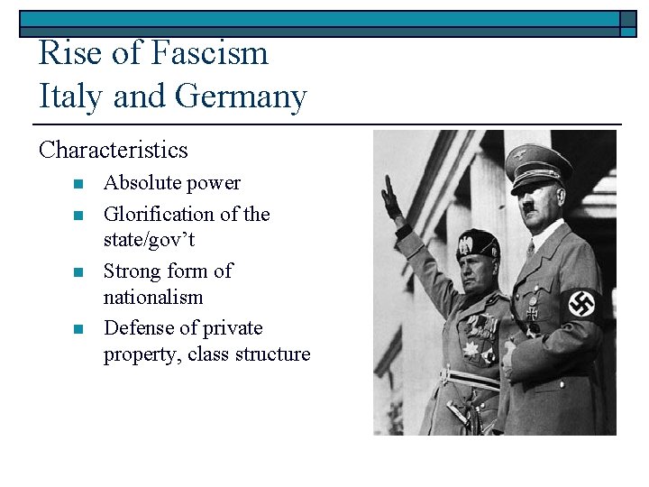 World War II Causes and Contributions to WWII