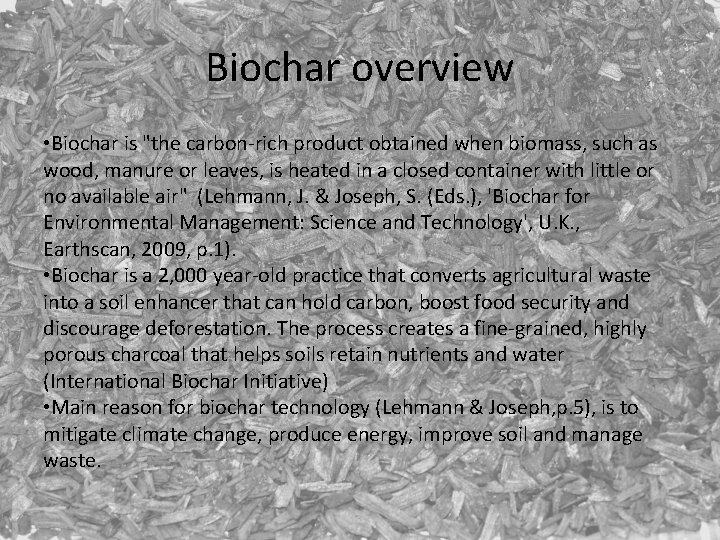 Permaforest Trust Individual Project A biomassbiochar stove By