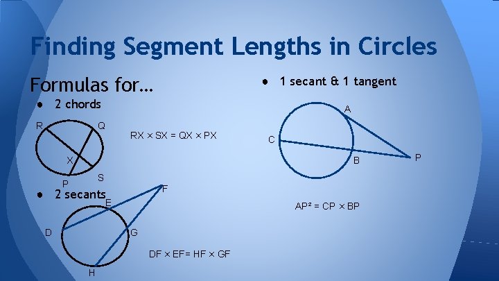 Unit 8 Circles By Abhishek and Prani Definitions