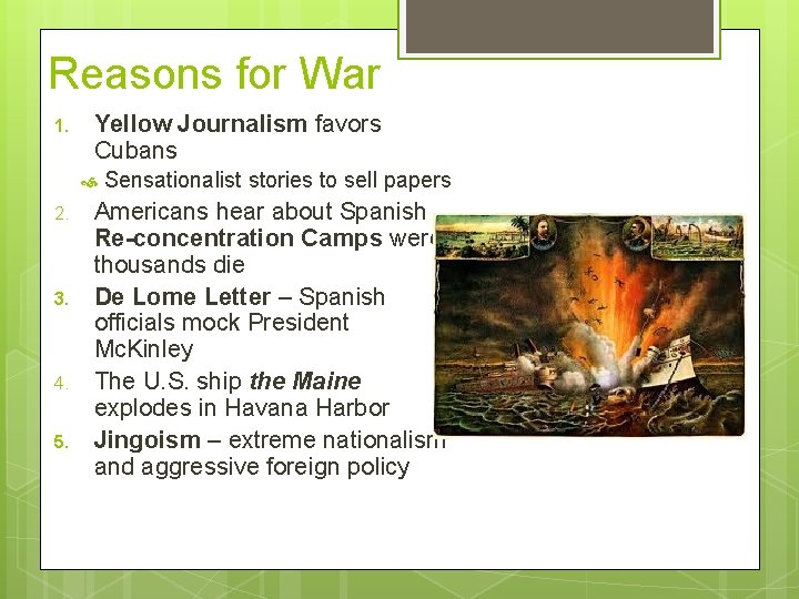 Spanish American War Lesson 1 Rebellion in Cuba