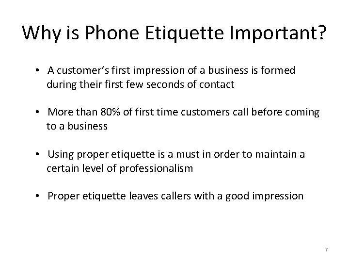 Understanding BusinessWorkplace Etiquette 1 Students will be able
