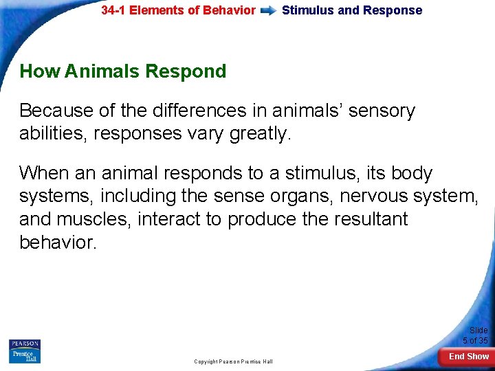 34 1 Elements of Behavior Slide 1 of
