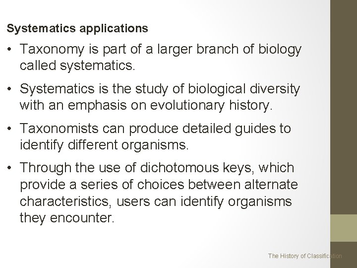 CH 17 Taxonomy and Classification 18 Bacteria and