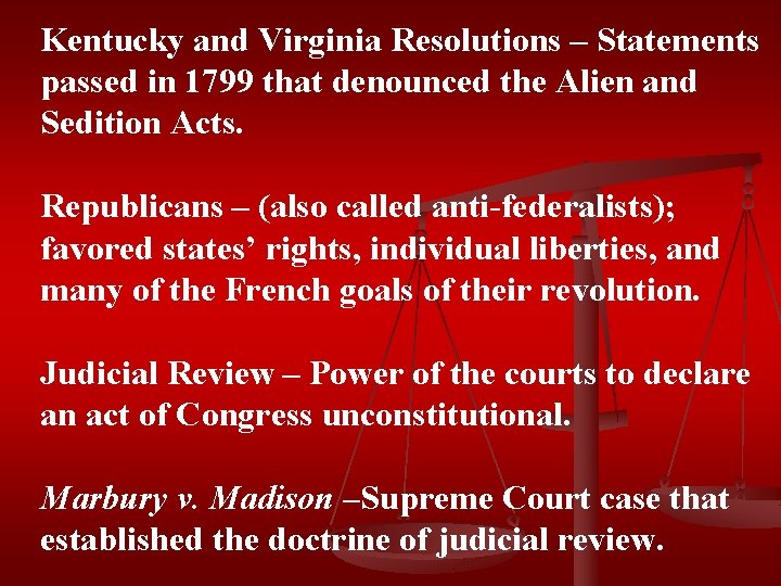 Chapters 6 and 7 Cabinet Group that advises