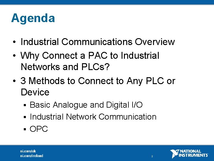 One Controller Any Bus Connecting Programmable Automation Controllers