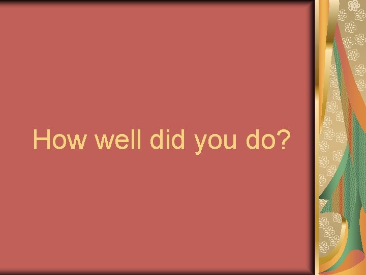 How much do you know about mammals Introduction