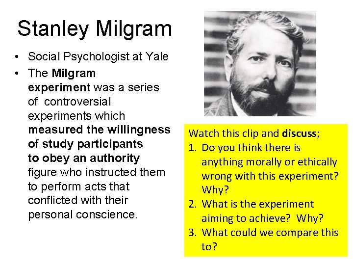 The Ethical Responsibilities of Scientists Lesson 2 Can