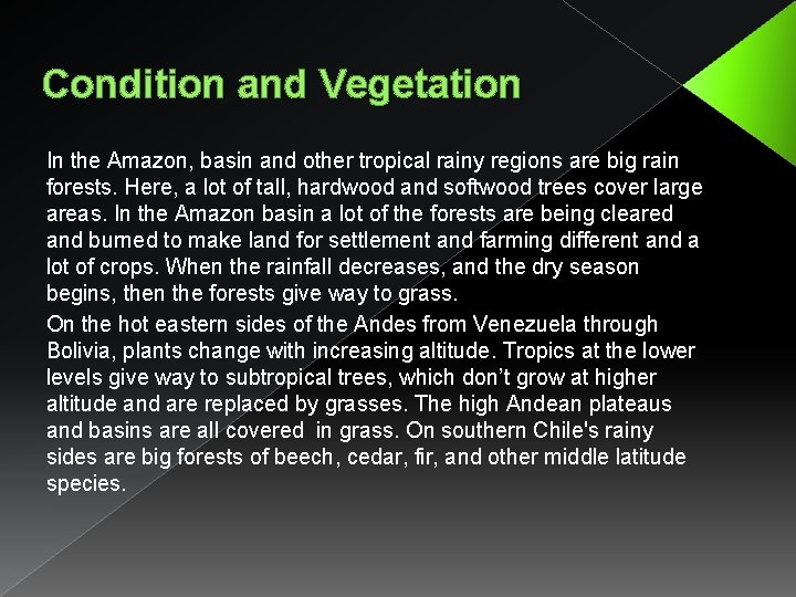 Latin American Climate Zones By Tavita Haleck Latin