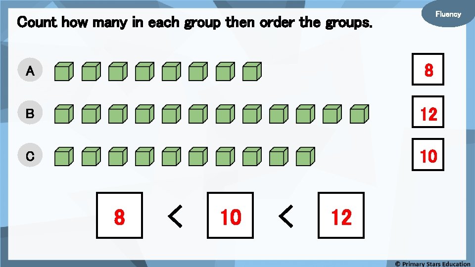 YEAR 1 Place value within 50 Order numbers