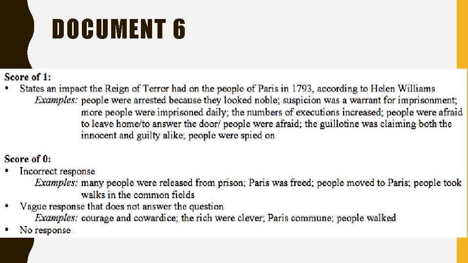 FRENCH REVOLUTION DBQ DIRECTIONS Write a wellorganized essay