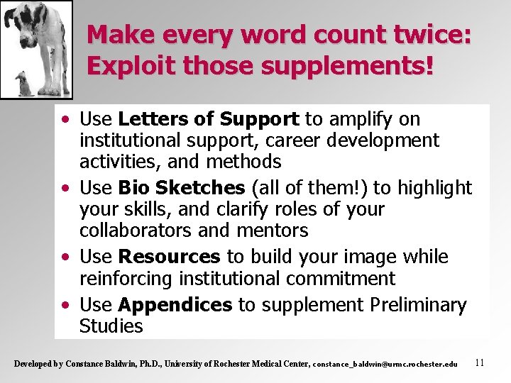 Make Every Word Count Twice Constance D Baldwin