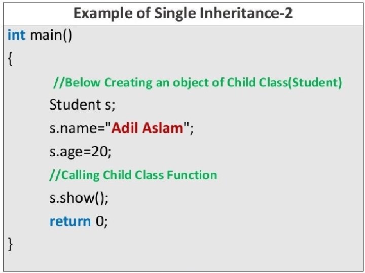 Inheritance Introduction Types Syntax Visibility Modes Example Programs 5343