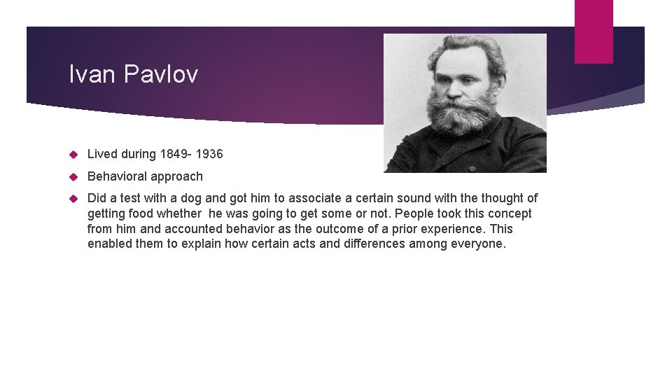 5 Important Psychologists BY LAURYN CORNWALL 6 TH