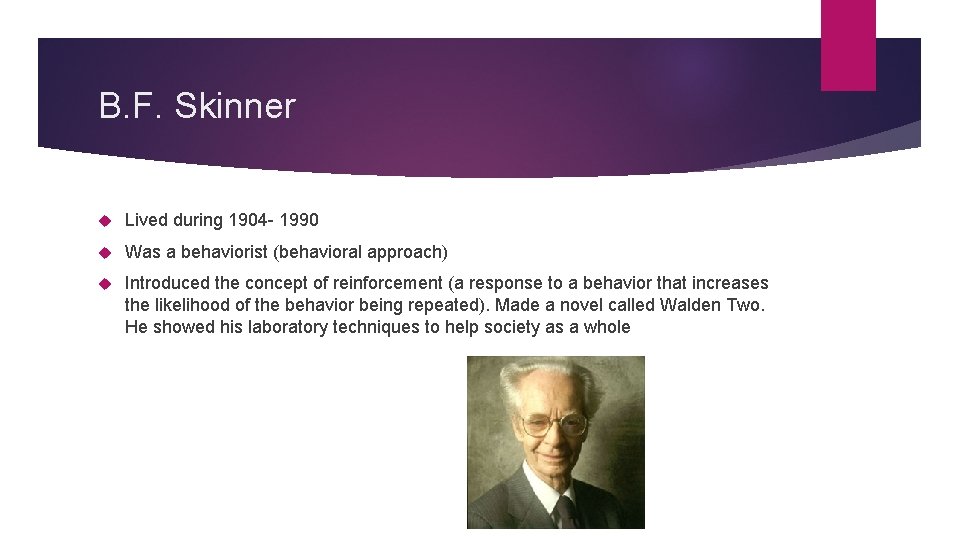 5 Important Psychologists BY LAURYN CORNWALL 6 TH