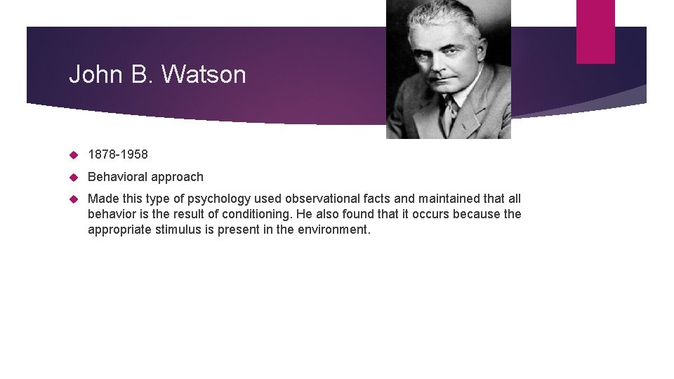 5 Important Psychologists BY LAURYN CORNWALL 6 TH