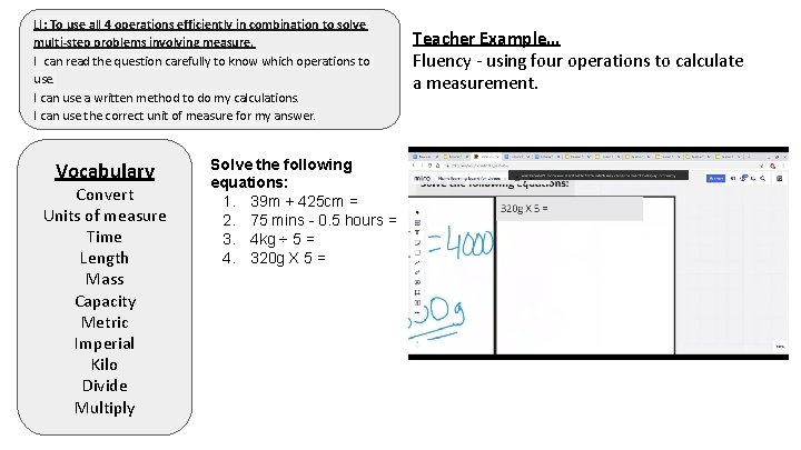 To use all 4 operations efficiently in combination