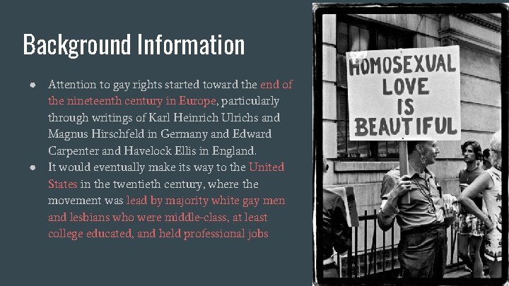 The Homophile Movement 1950 1968 By Logan West