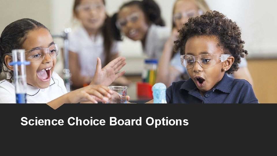 First Grade Choice Boards Students may choose one