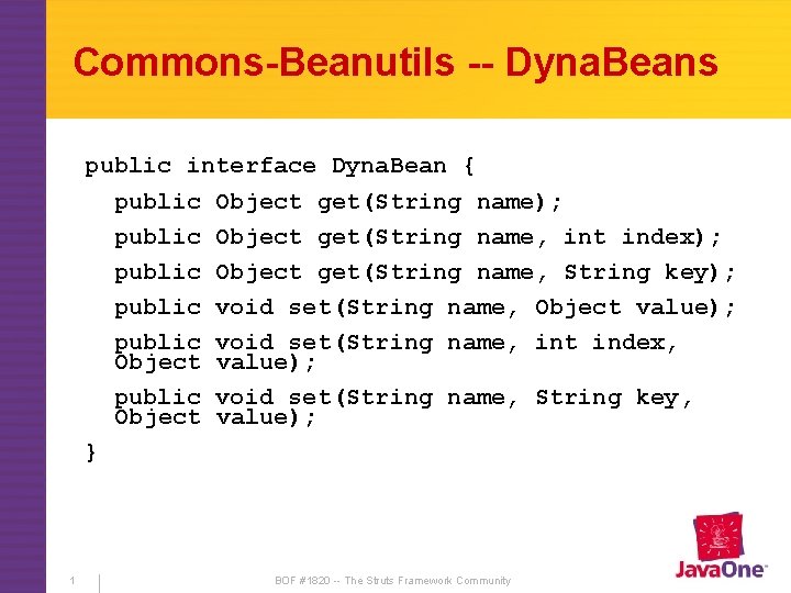 The Struts Framework Community Craig Mc Clanahan BOF
