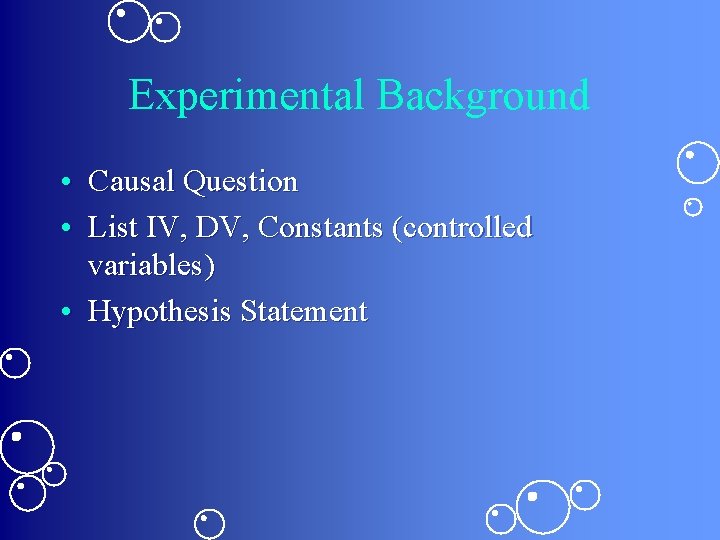 Pre Lab Gas Pressure What factors affect the