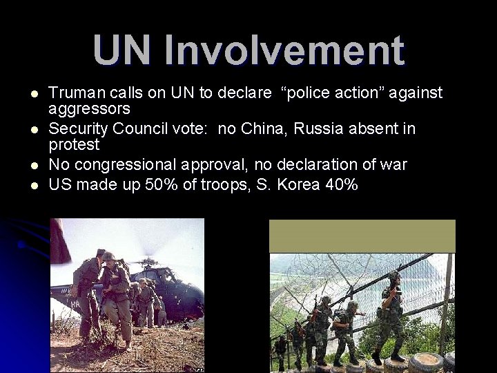 Korean War 1950 1953 Objective Demonstrate an understanding