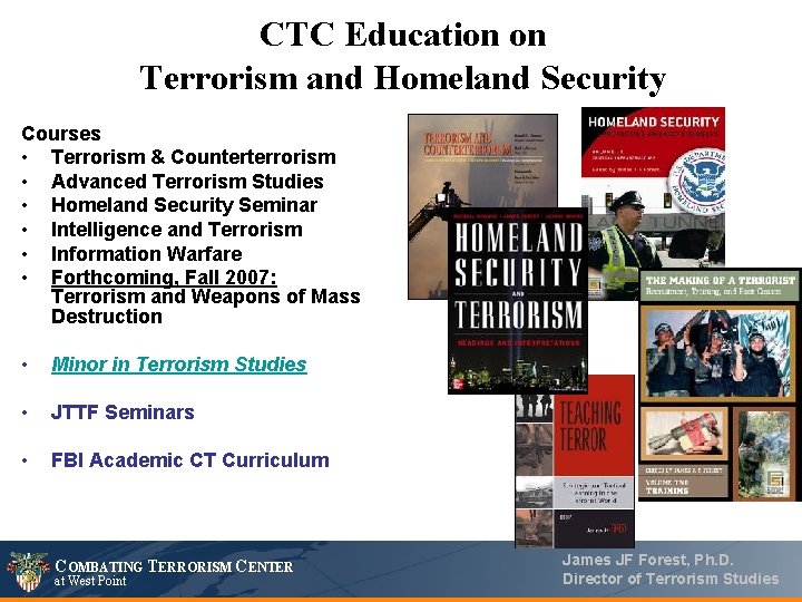 Teaching Terrorism COMBATING TERRORISM CENTER at West Point