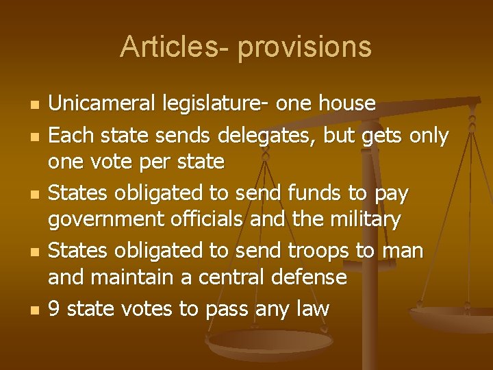 Articles of Confederation How did the problems with
