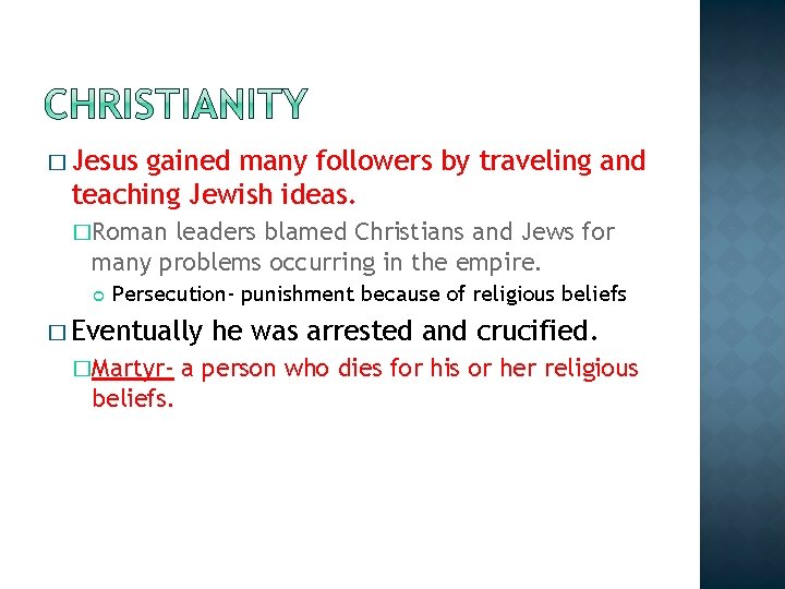 Roman Empire and Religion Rome believed in worshipping