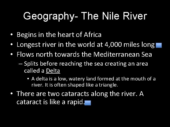 Ancient Egypt Geography The Nile River Begins in