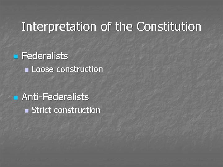 Chapter 6 The New Republic 1789 1816 Problems