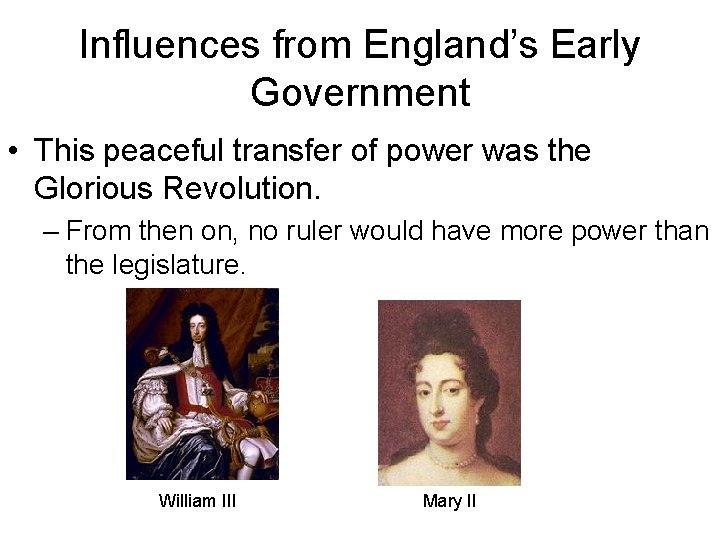 Our English Heritage and the Birth of a