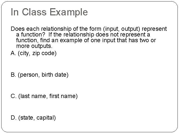 Fill In Each Table For The Inputoutput Rule 8466