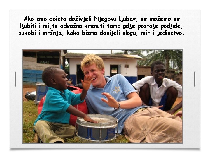 Rije za ivot Ljubav nas Kristova obuzima Usp