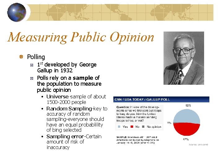 Measuring Public Opinion and Political Information Public Opinion