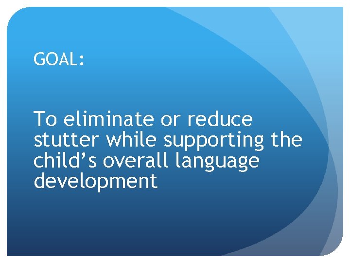 Stuttering Treatment for Preschool Children By Anastasia Jackson