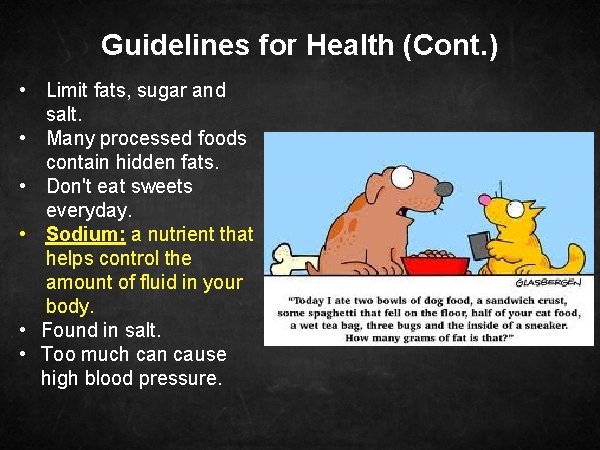 Ch 10 Nutrition Created by Coach Luttrell Information