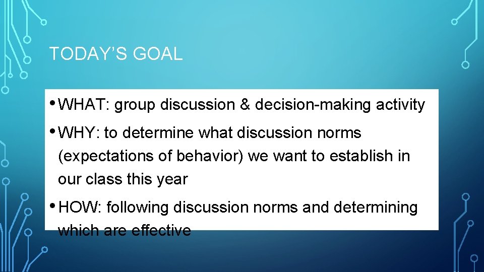 ROCKET TEAM ACTIVITY LEARNING DISCUSSION NORMS BELLWORK PLEASE