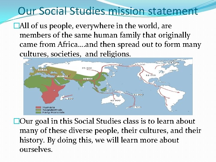 Welcome to Mr Robinsons Social Studies Classroom Mr