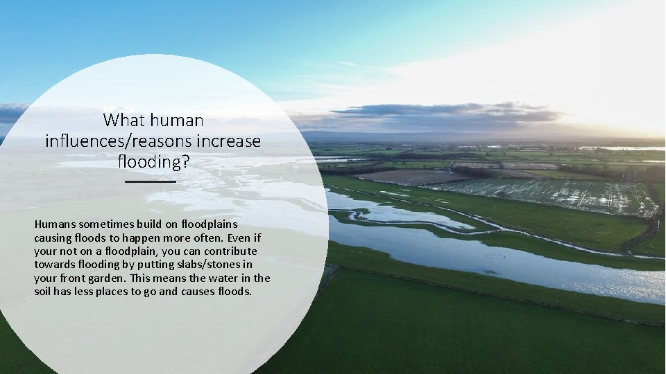 Flooding By Thomas Brumwell When and why does