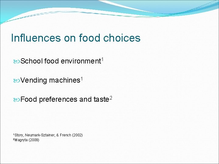 Childhood Obesity The role the school environment can
