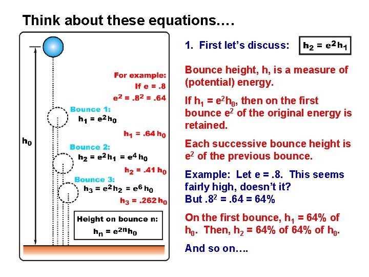 Particle Impact Ex Prob 3 Ball on Surface