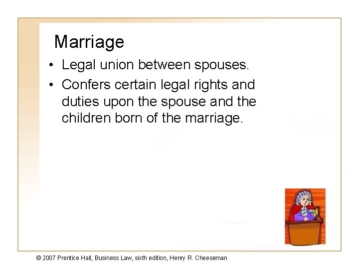 Chapter 53 Family Law Business Law Legal ECommerce