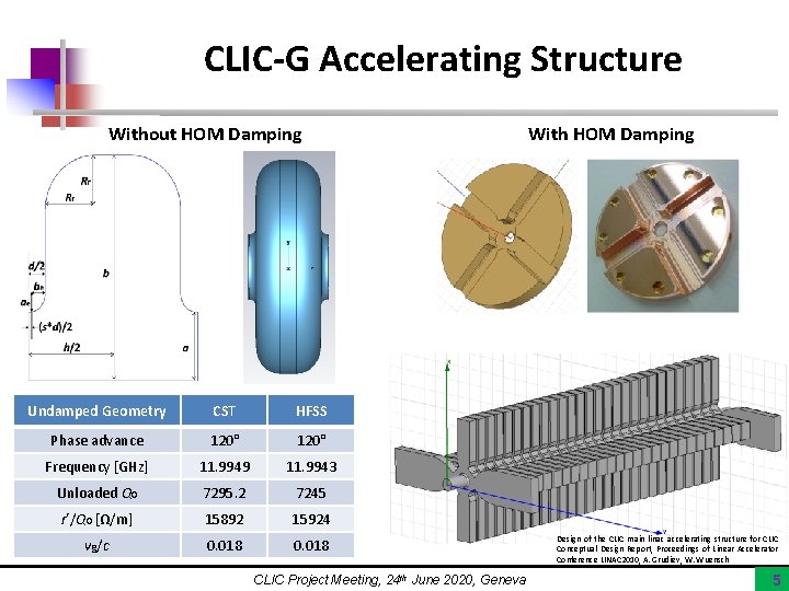 Design of Xband dielectric disk accelerating DDA structures
