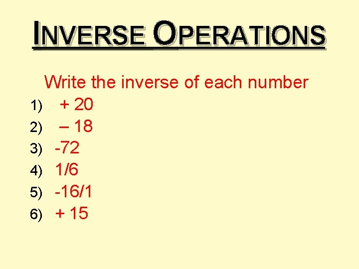 SOLVING ALGEBRAIC EQUATIONS Inverse Operations TwoStep MultiStep INTRO SOLVING ALGEBRAIC EQUATIONS Inverse Operations TwoStep MultiStep INTRO